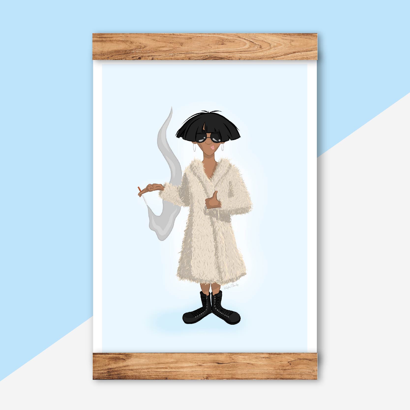 SMOKEY - Art Print – Welcome | Kayla Coombs