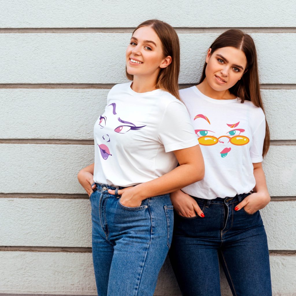 Thelma Rainbow Face Tee – Welcome | Kayla Coombs